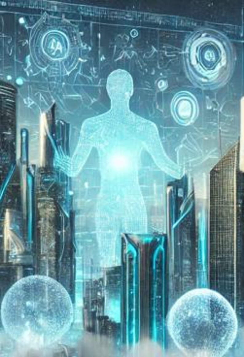 Futuristic Smart City With AI & Drones Sci-fi Digital Artwork for ...
