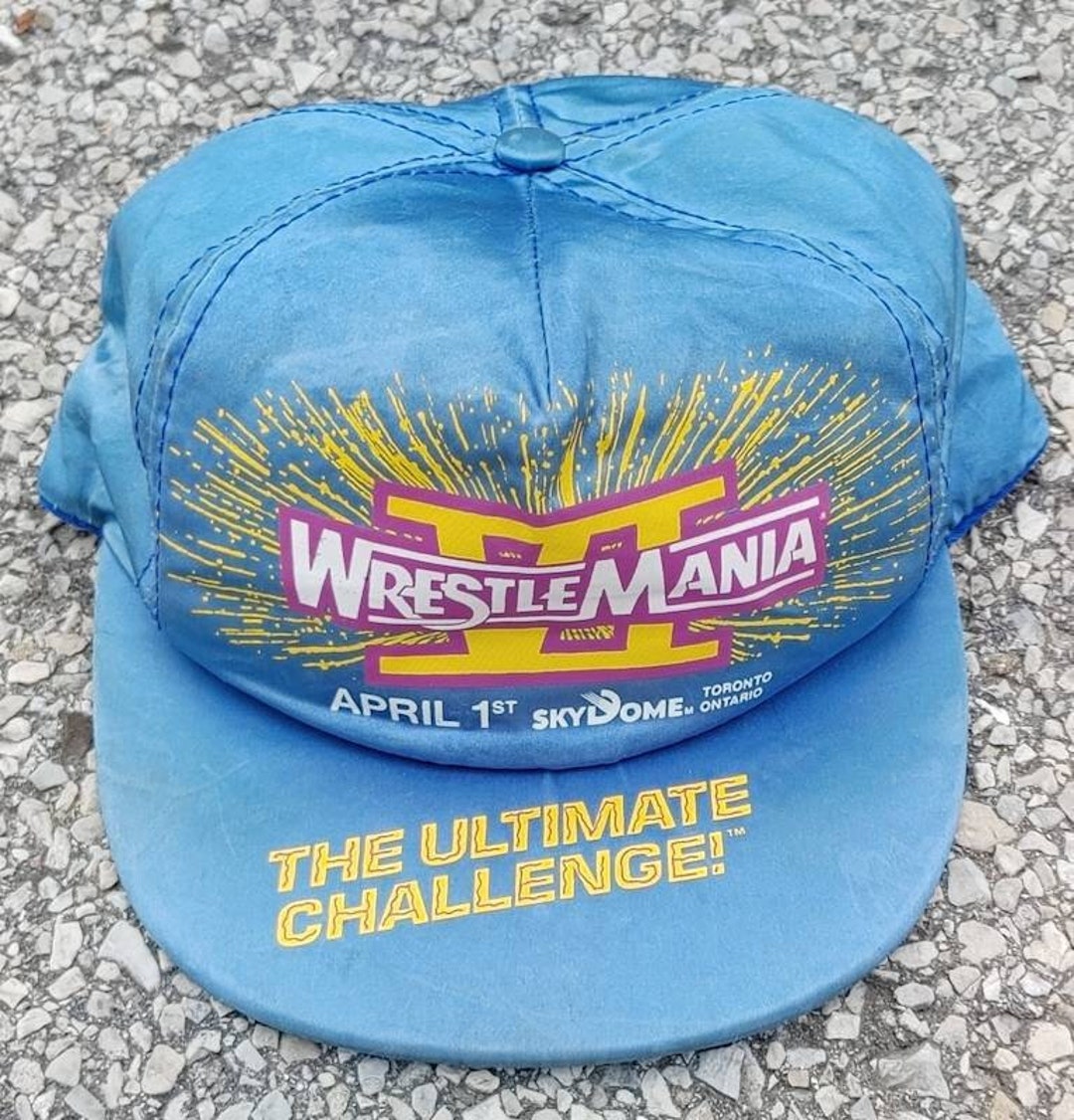 1990 WWF Wrestlemania VI Toronto,ontario Satin Snapback Cap Hat Made in ...