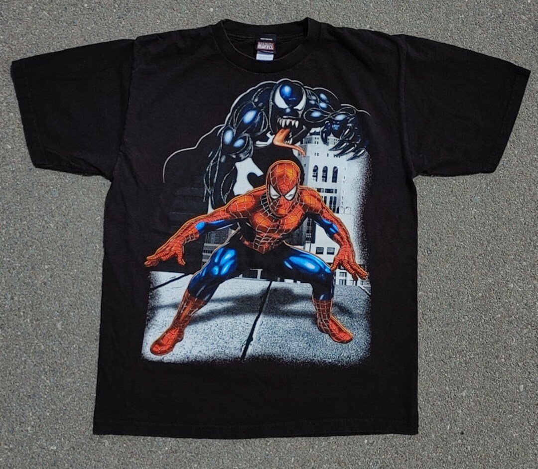 Vtg 2000s Venom Spider-man Marvel Mad Engine T-shirt Youth Size (XL) - Etsy