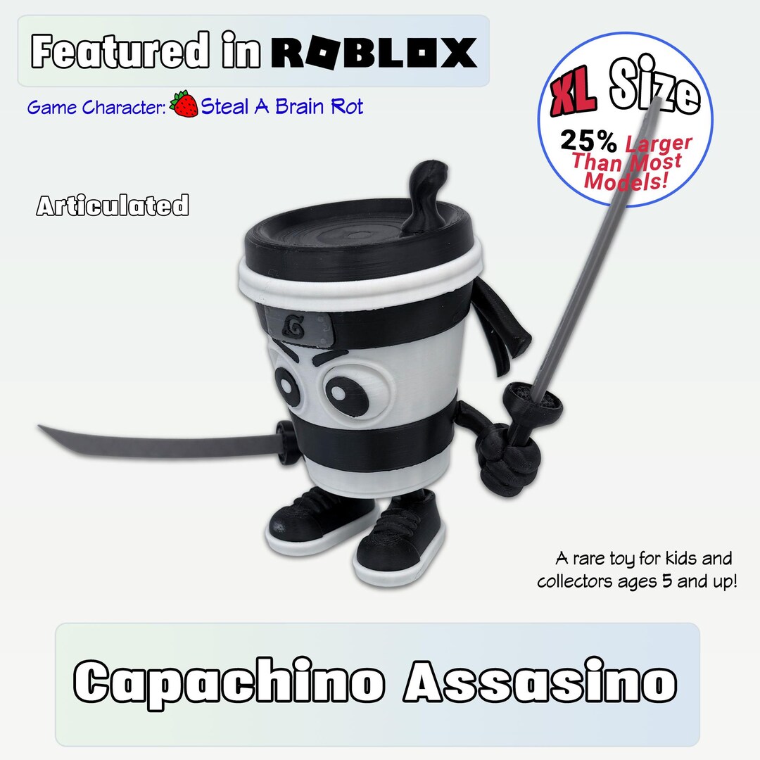 Capachino Assasino | Roblox - Brain Rot - Etsy