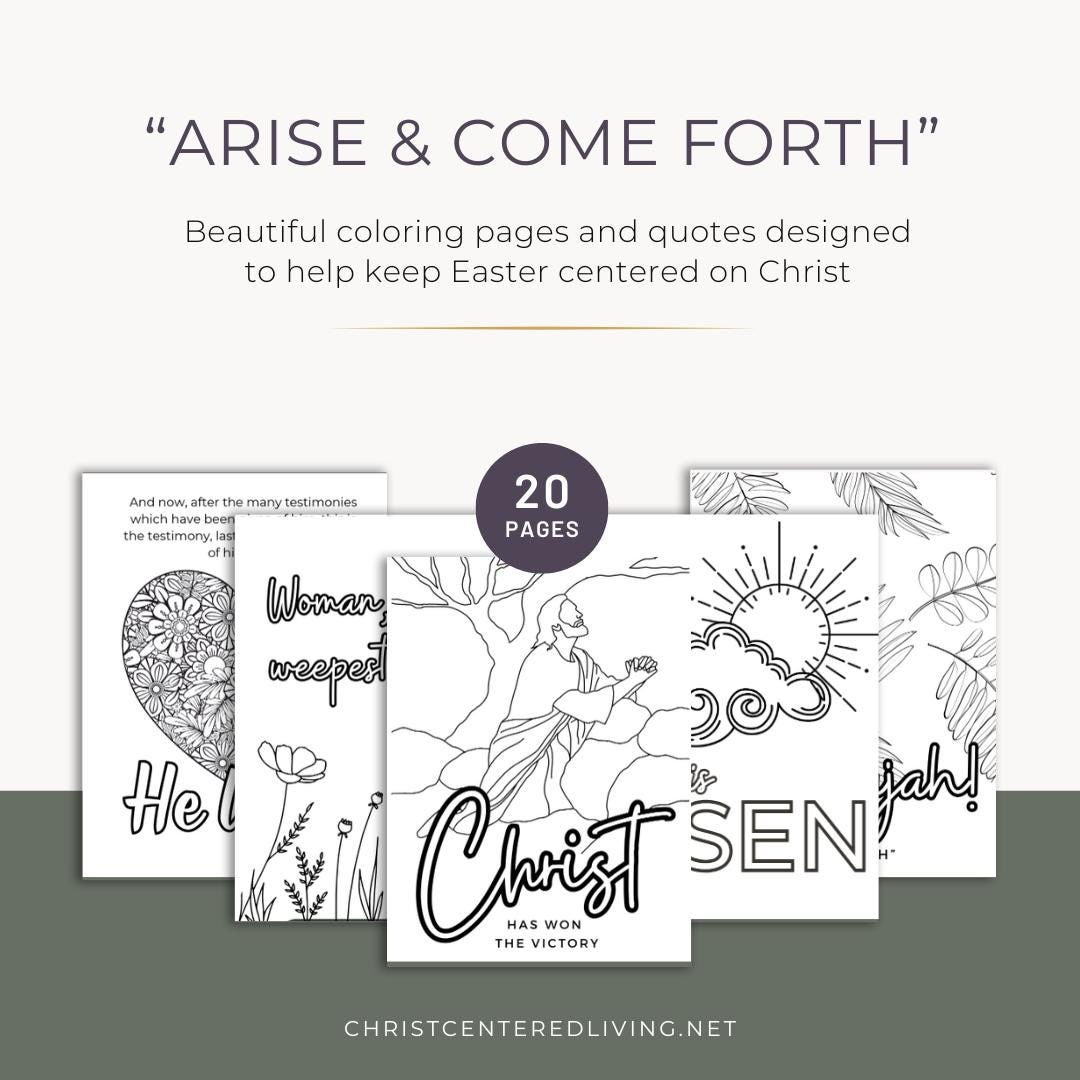Christ-centered Easter Coloring Pages - Etsy
