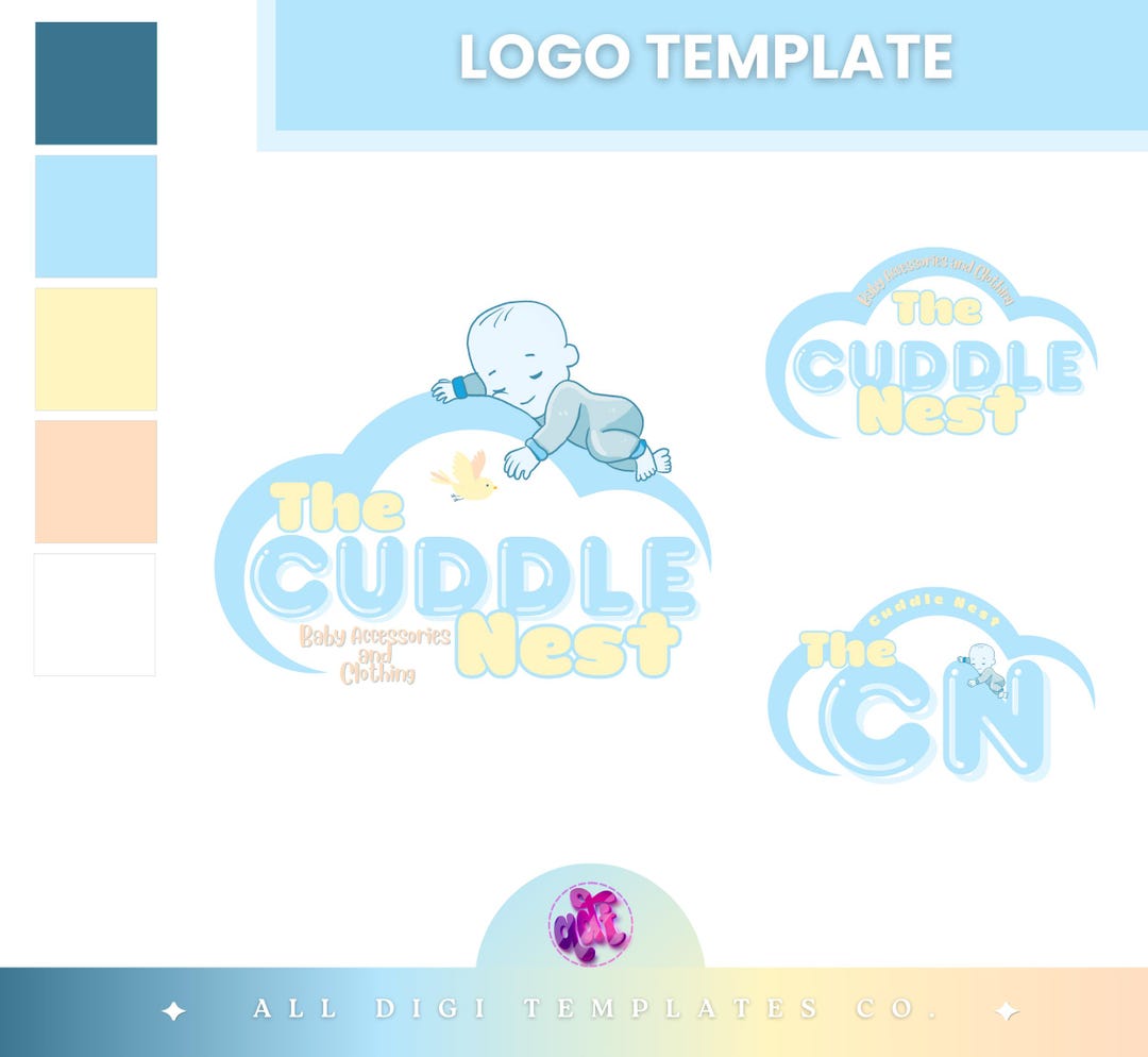 Cheerful Logo Design, Custom Logo Template, Creative Logo Brand, Small ...