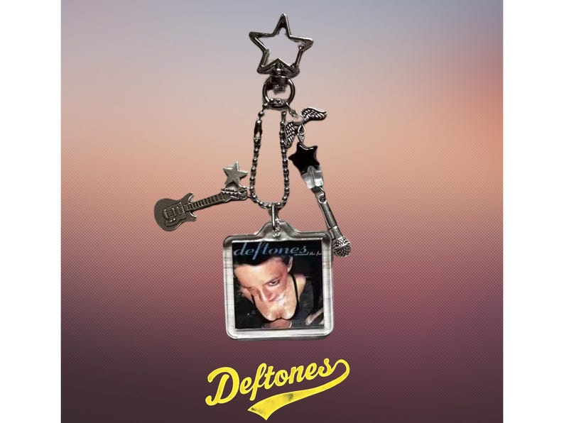 Deftoness Keychain Gift, Album Inspired Beaded Keychain, Matching Phone ...