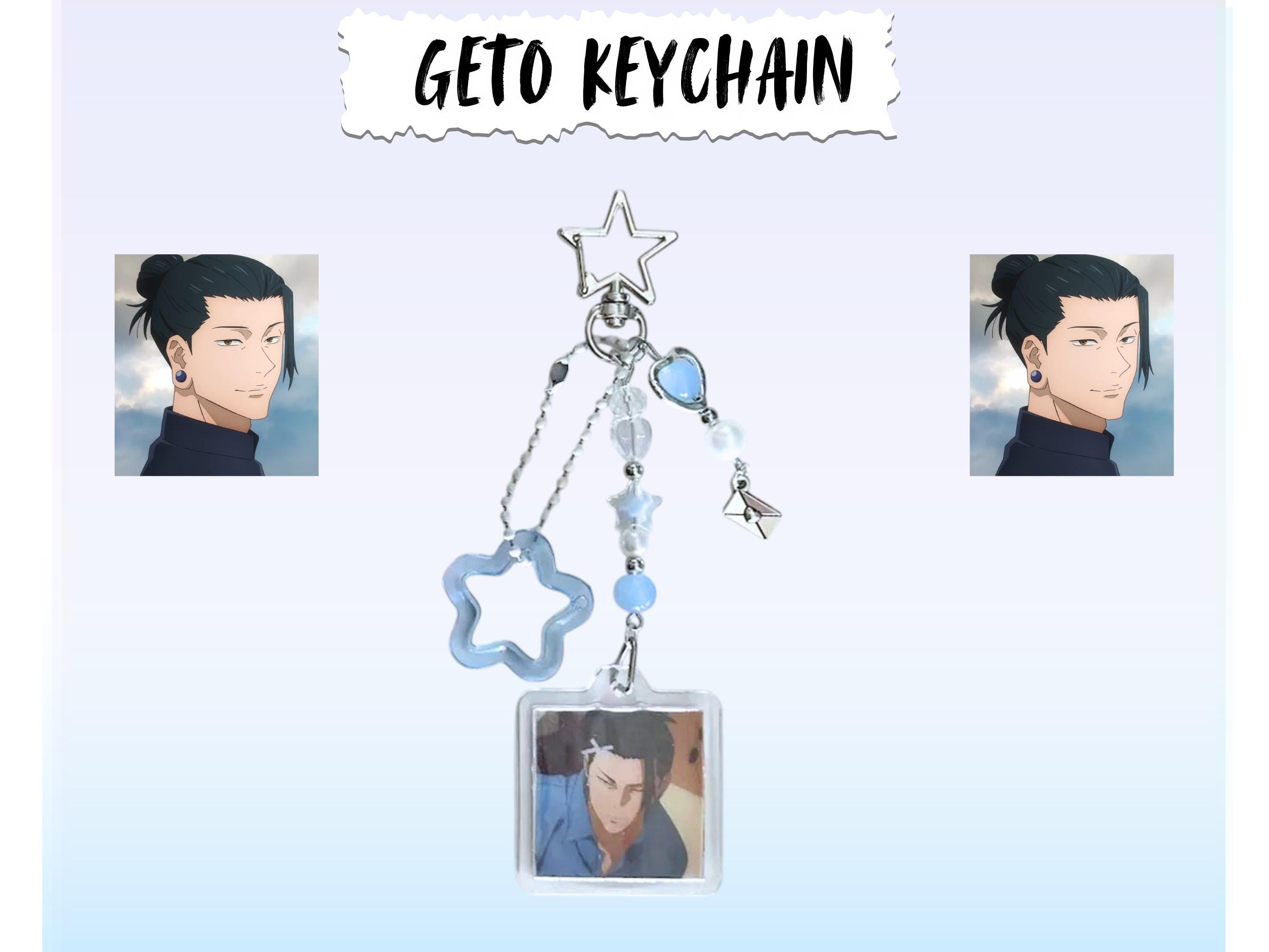 Gojo and Geto Keychain, Handmade Anime Keychain, Anime Phone Charm ...