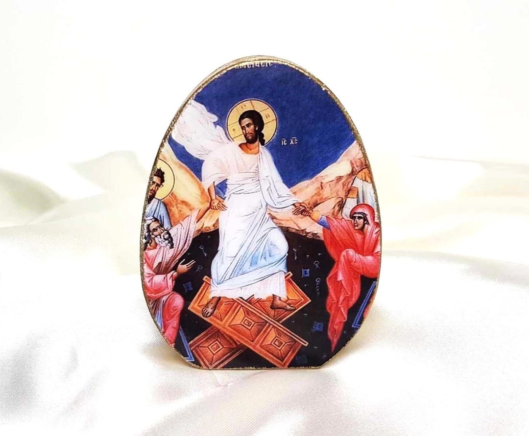 The Resurection of Jesus Christ Icon Greek Orthodox Christian Art ...