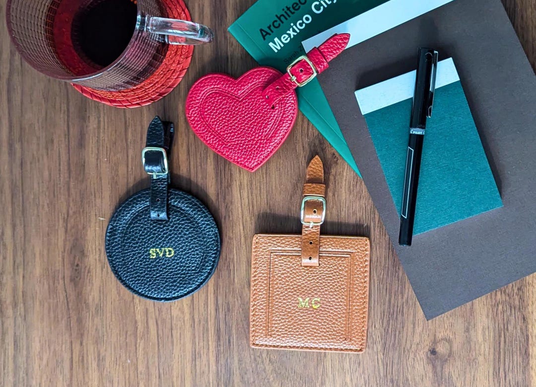 Custom Luggage Tag, Custom Monogram Travel Tags, Personalized Travel ...