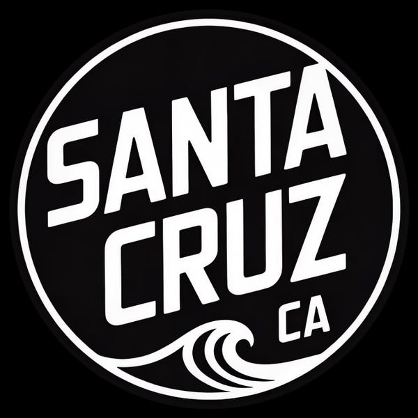 Santa Cruz Stickers - Etsy