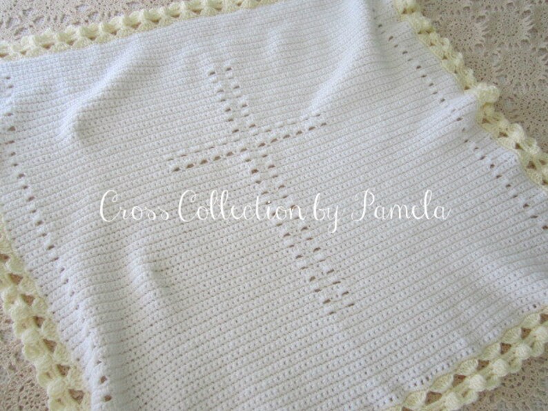 Crochet Angel Cross Blanket Pattern: Christening Baptism (PDF Pattern ...