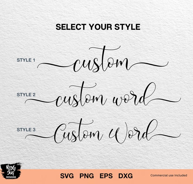 Custom Text Svg, Custom Word Svg, Custom Name Svg, Custom Name ...