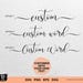 Custom Text Svg, Custom Word Svg, Custom Name Svg, Custom Name ...