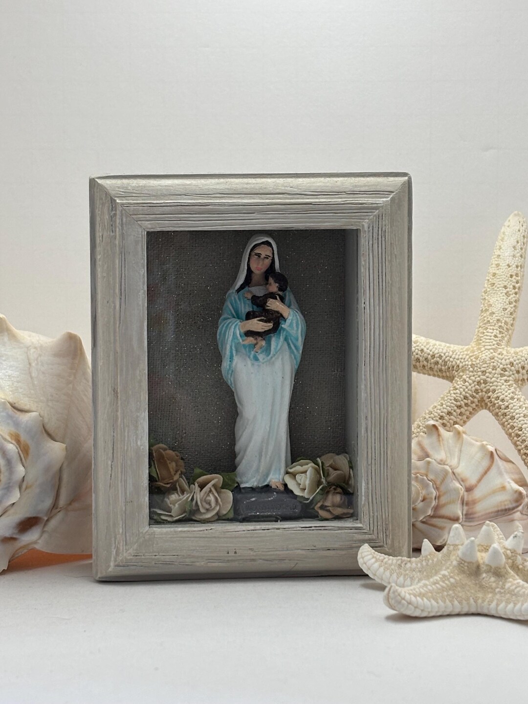 Mary and Infant Jesus Niche - Etsy