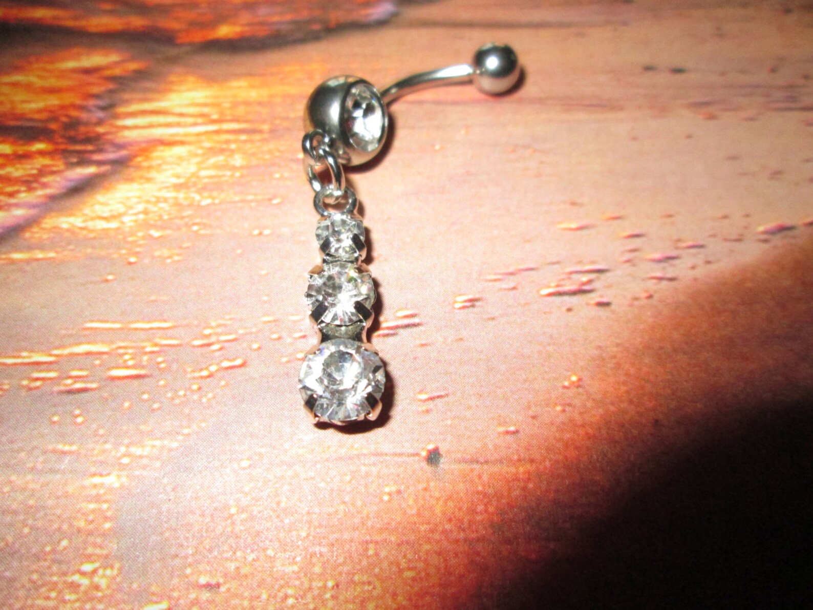 Belly Ring Rhinestone Bling Belly Button Ring Body Jewelry Piercing - Etsy
