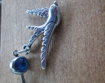 Bird Belly Ring - Etsy