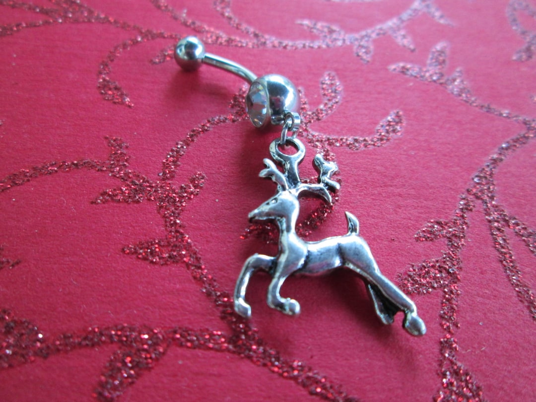 Belly Jewelry Deer Belly Button Rings - Etsy
