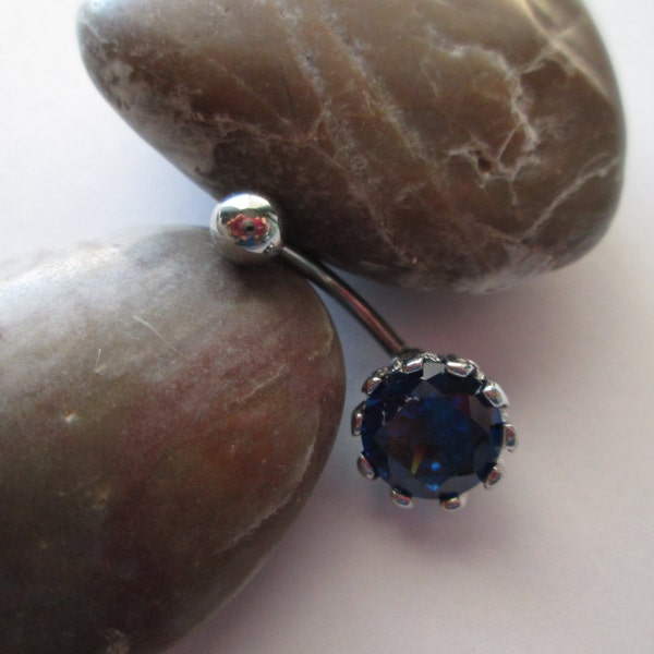 Big Belly Button Ring - Etsy