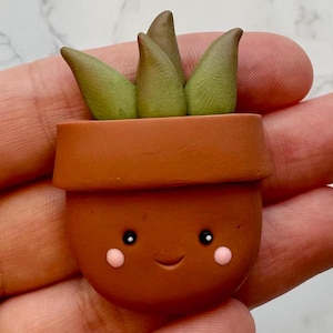 Handmade Polymer Clay Magnet – Clay Fridge Magnet, Cute Gift Ideas, Plant (MADE IN CANADA) - Etsy