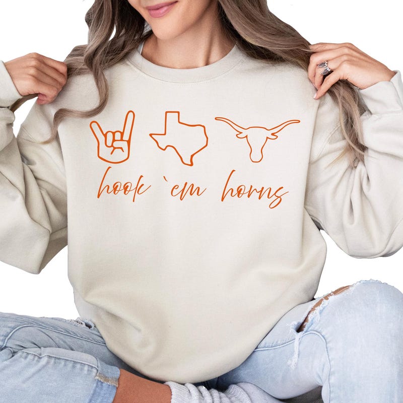 Hook Em Horns Merch - Etsy