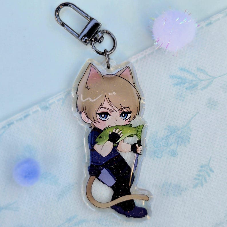 Resident Evil Leon & Ada Cat Charms - Etsy