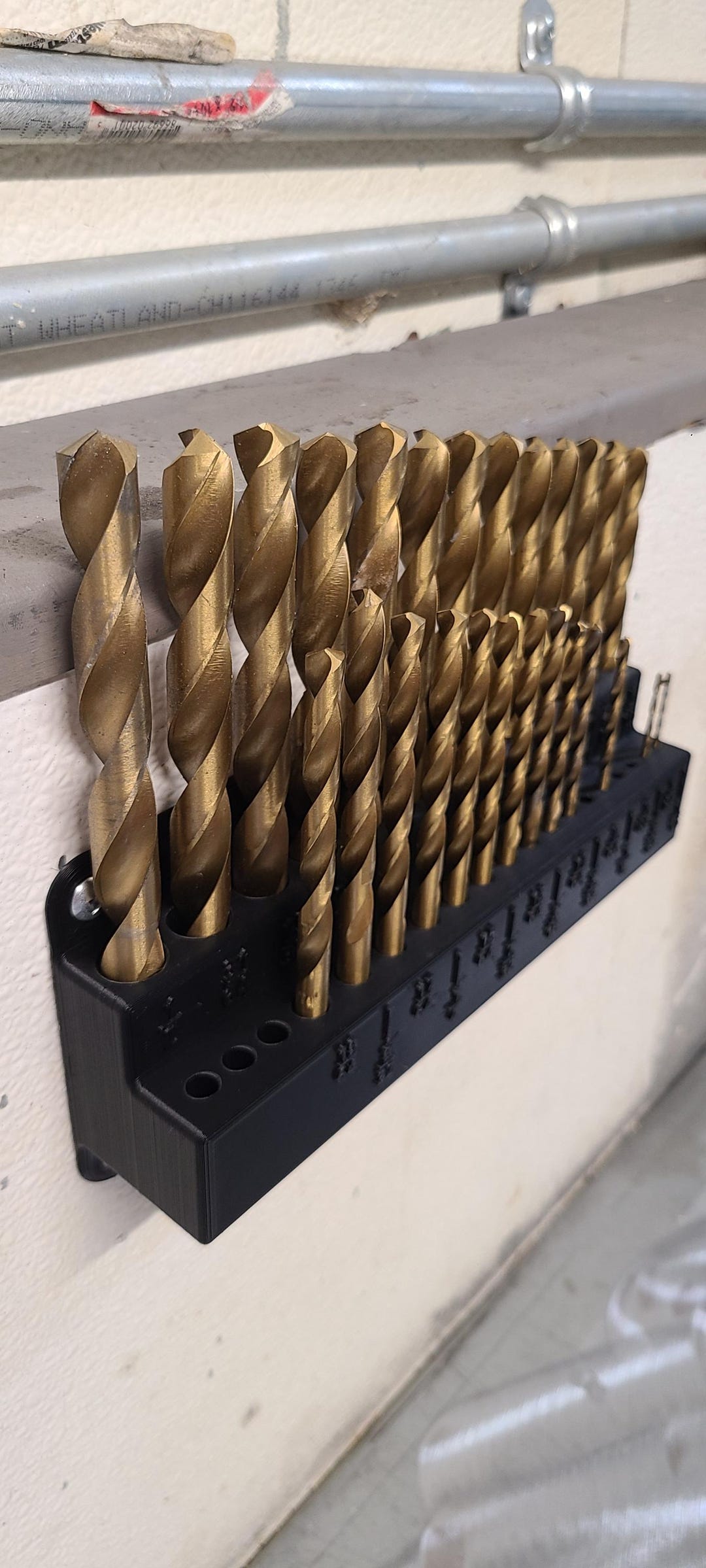 Boring Bit Organizer for Drill Bits Hobby Shop Workshop - Etsy