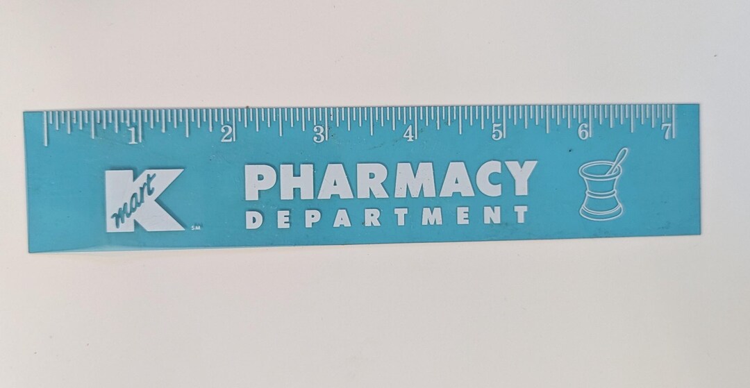 Kmart Pharmacy Ruler - Etsy