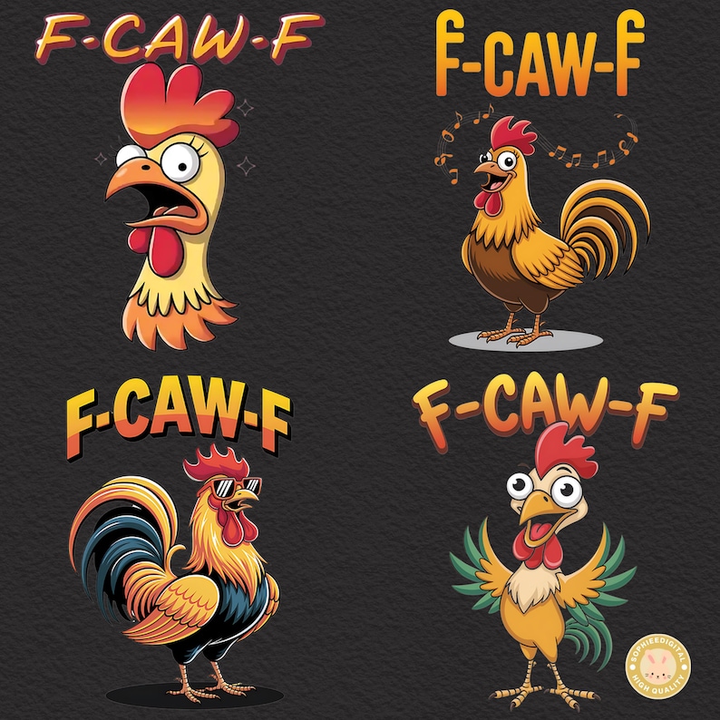 300+ Chicken Middle Finger Png Bundle, Screaming Chicken Png, F-caw-f ...