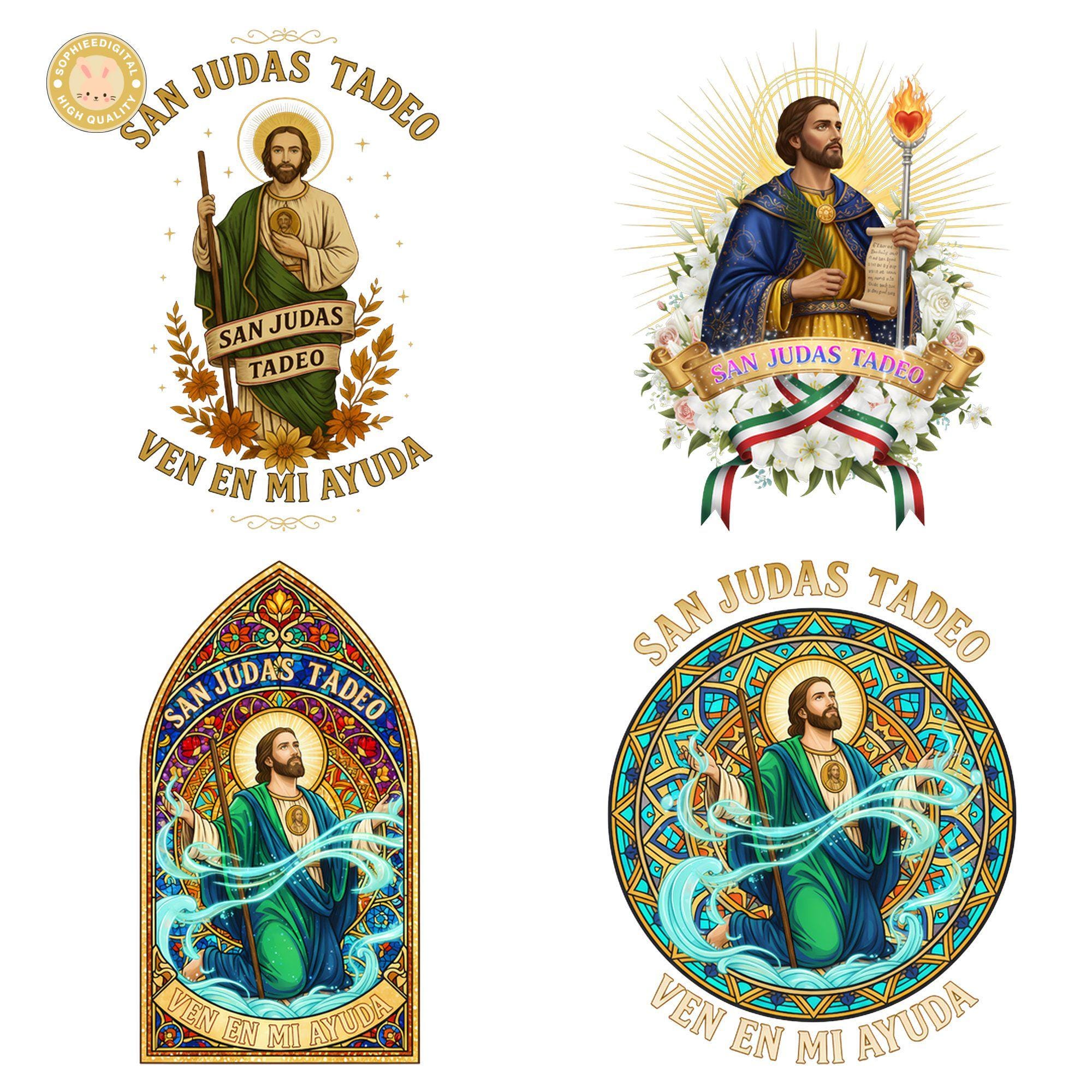 50+ Saint Jude Thaddeus Png Bundle, Christian Region Png, Faith Mexico ...