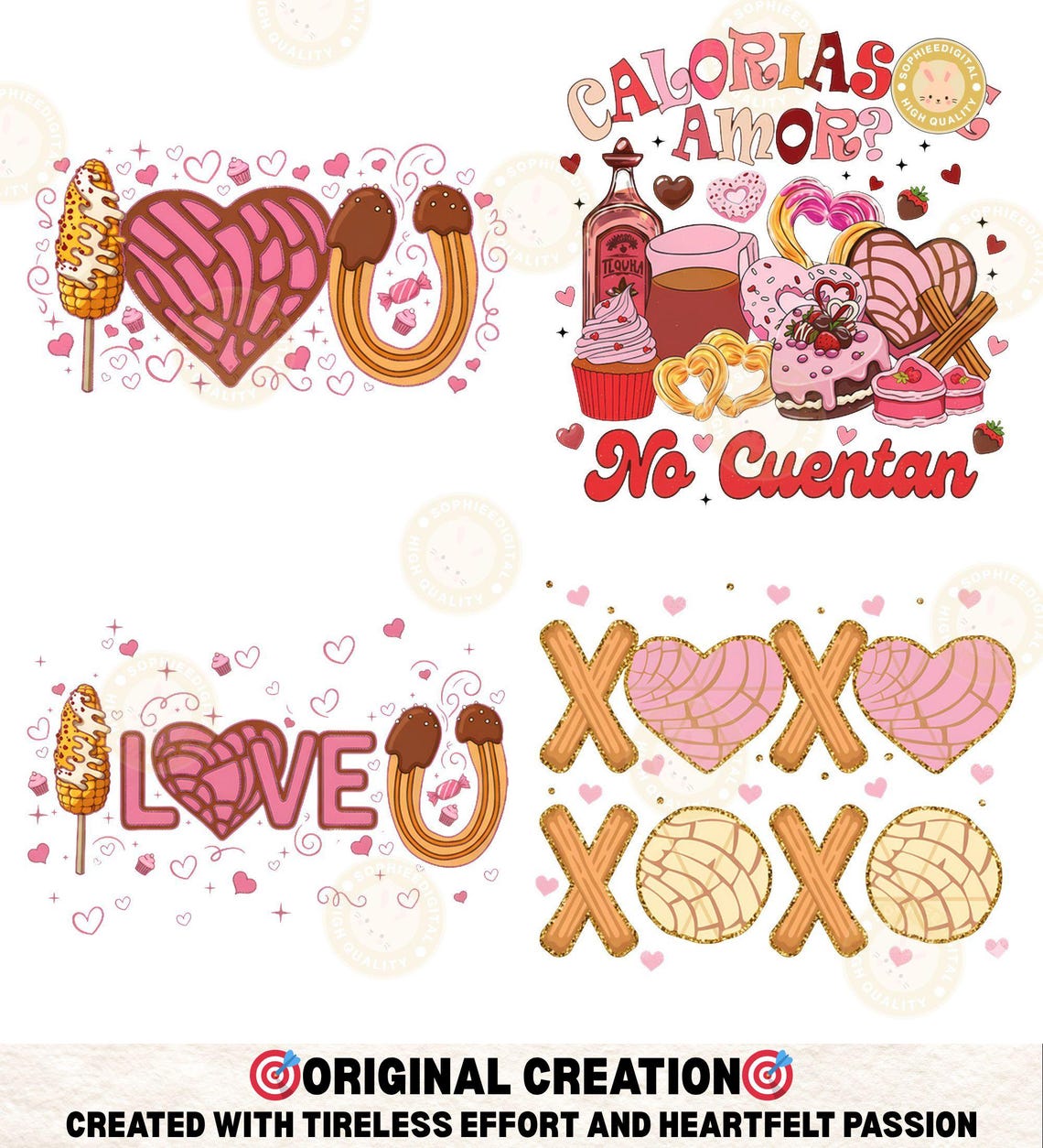 20+ Valentine Concha Png Bundle, Pan Dulce Png, Mexican Bread Lover Png ...
