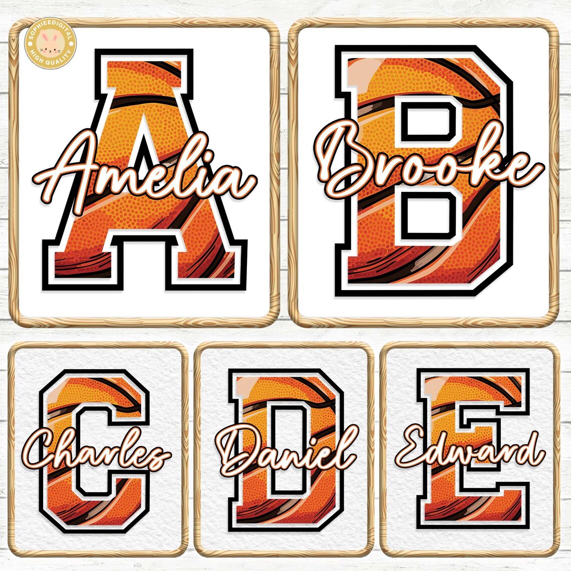 6+ Custom Basketball Png Bundle, Custom Team Name Png, Basketball Team ...