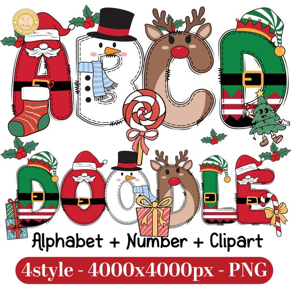 Doodle Alphabet - Etsy