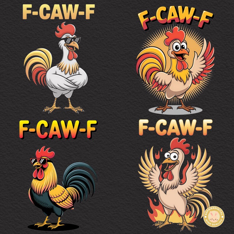 300+ Chicken Middle Finger Png Bundle, Screaming Chicken Png, F-caw-f ...