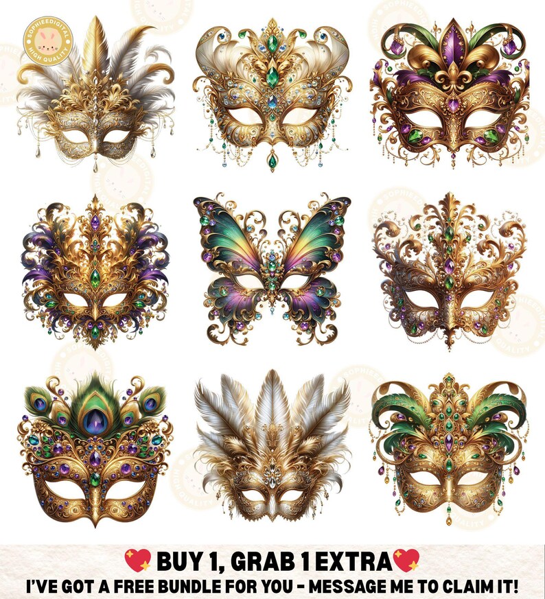 20+ Vibrant Mardi Gras Clipart Bundle, Mardi Gras Alligator Png ...