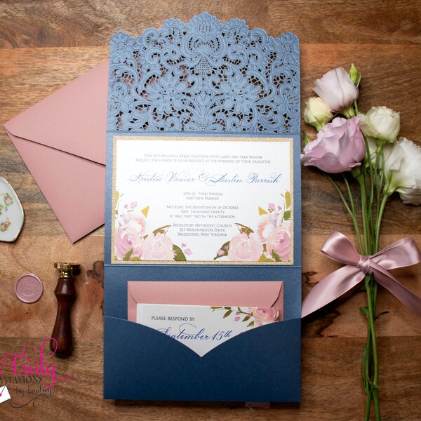 Lace Invitation - Etsy