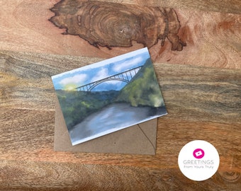 River Greeting Card - Etsy