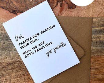 Dna Thank You Card | Etsy