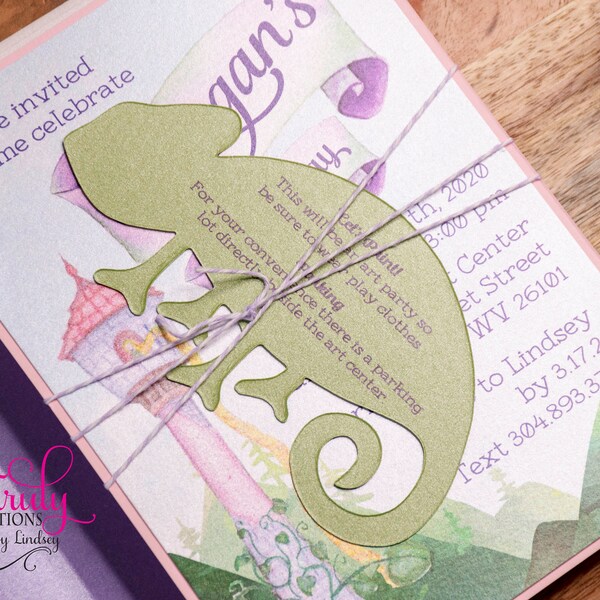 Rapunzel Tower Invitations - Etsy