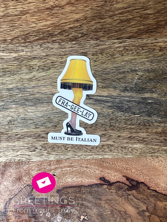 Fragile Must Be Italian Leg Lamp Christmas Story Vinyl - Etsy