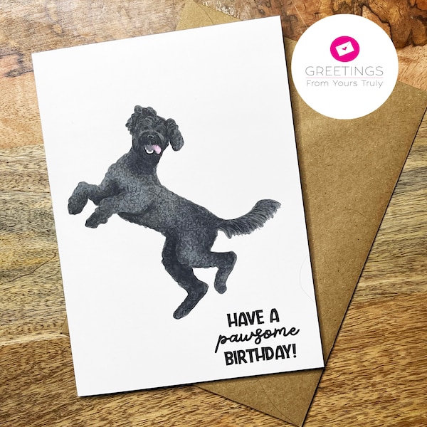 Black Doodles Birthday Card - Etsy