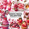 Valentine Candy Shop Clipart, Commercial Use, Sweet Clip Art, Candyland ...
