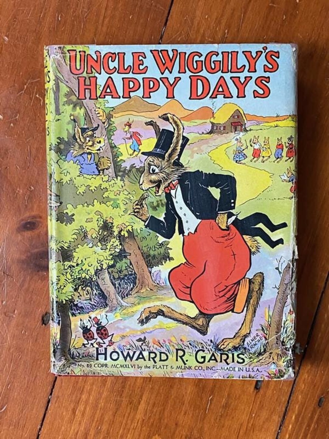 First Edition, Dust Jacket, Uncle Wiggily's Happy Days, Hardcover, by ...
