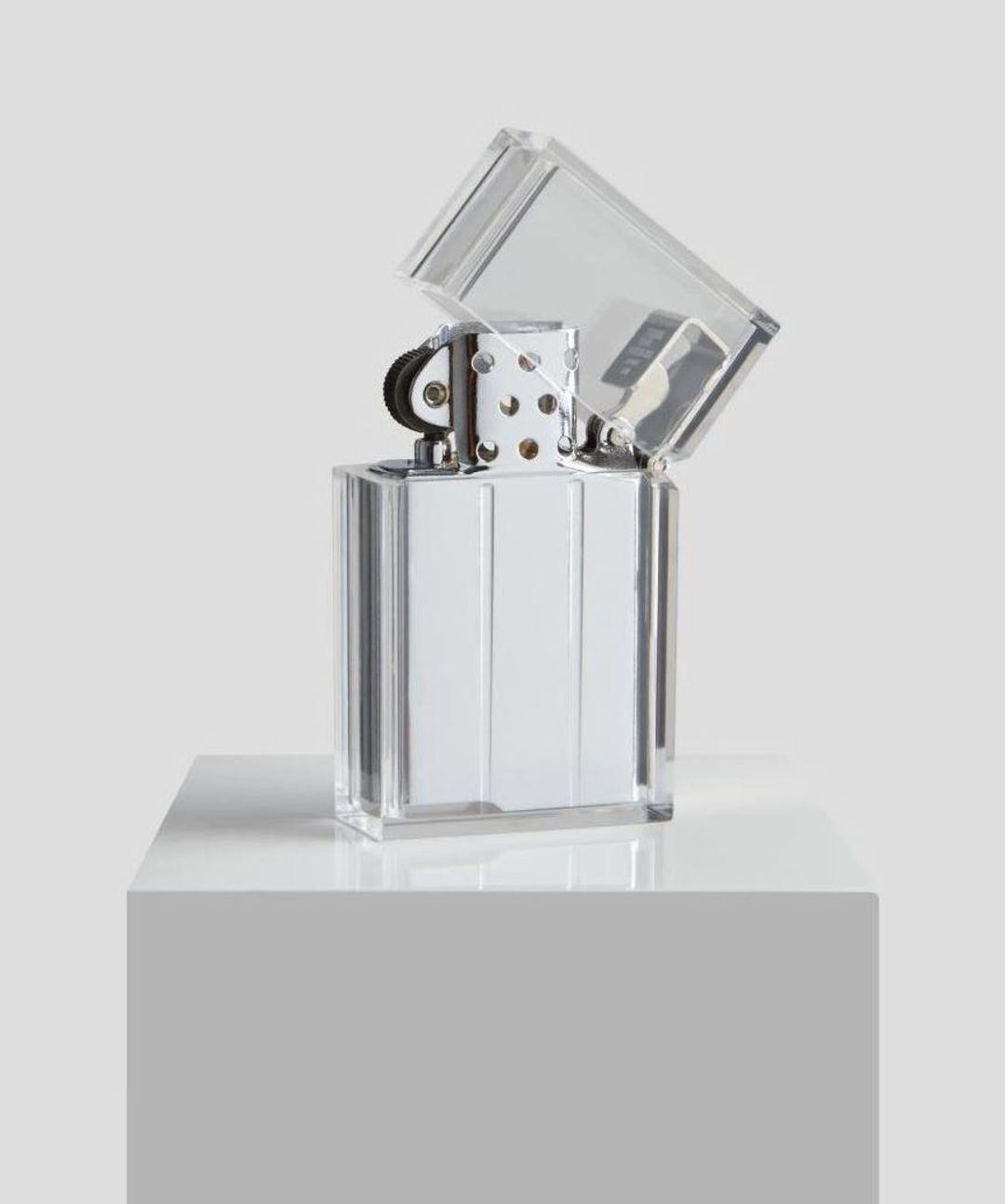 Clear Transparent Refillable Luxury Lighter - Premium Windproof Lighter ...