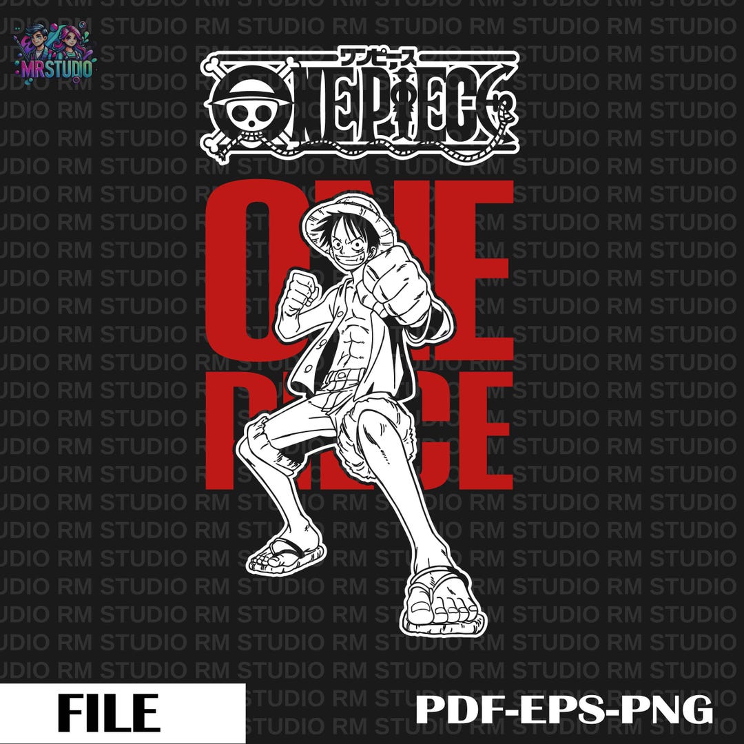 Luffy Vector, Png, Eps, Anime Vector, Anime Design, Luffy Anime Design ...