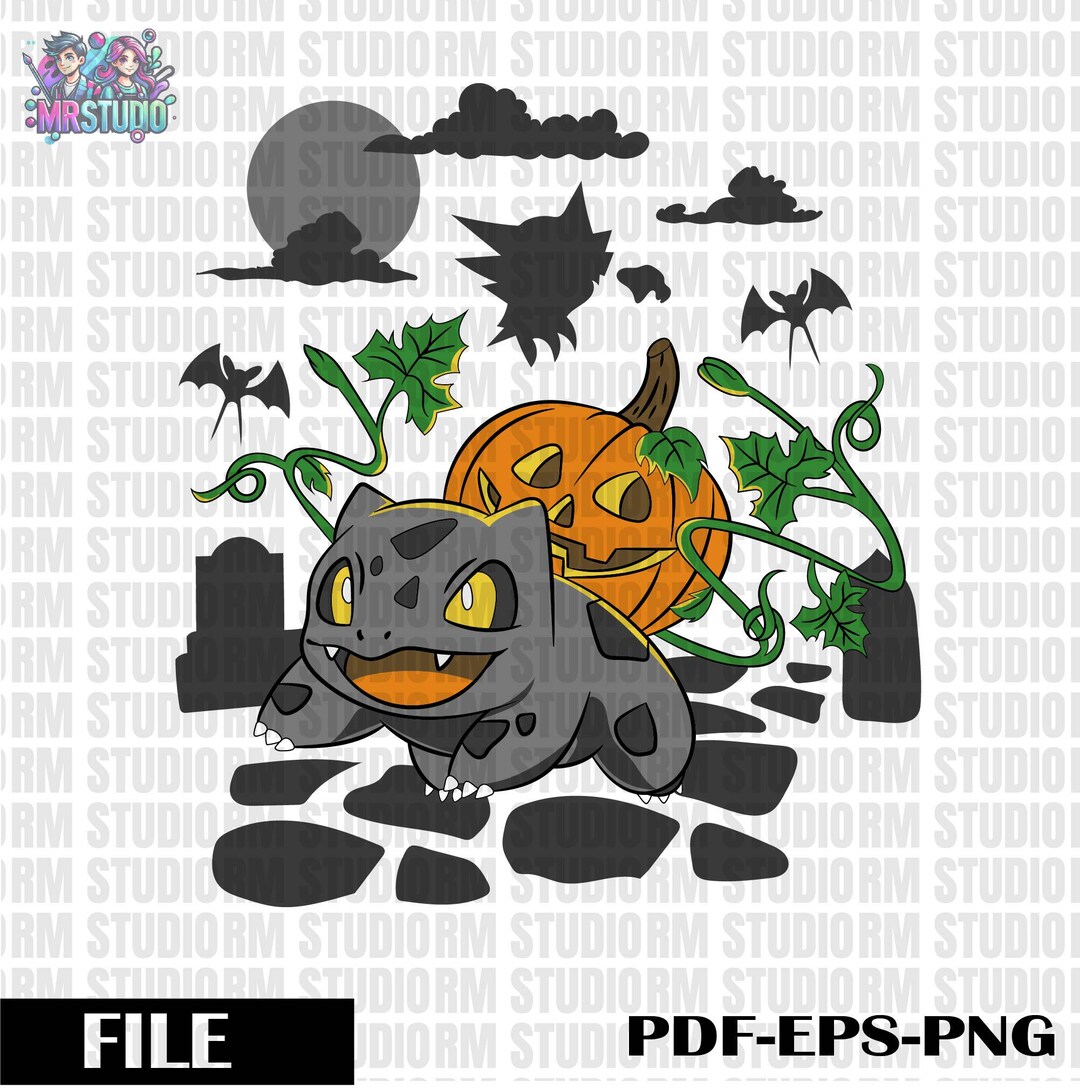 Bulbasaur Vector, Cricut, Bulbasaur Png, Bulbasaur Clipart, Descarga ...