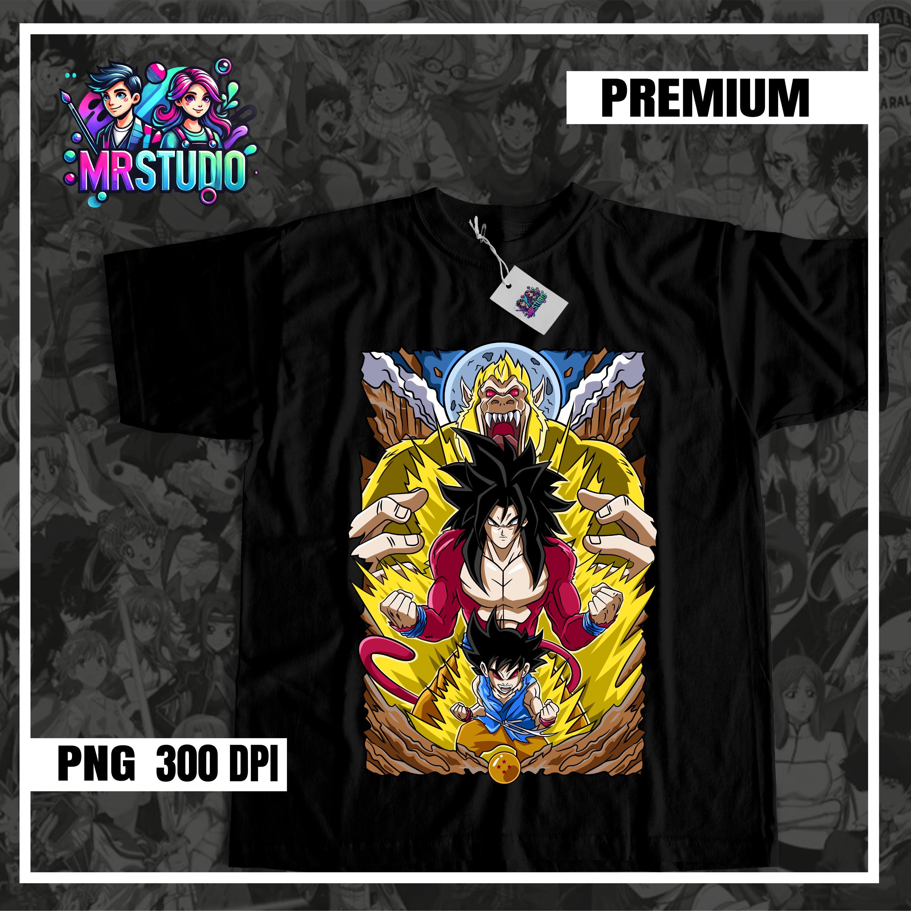 Dragon Ball Goku SSJ4 Vector, Dragon Ball GT, Goku Designs for T-shirt ...