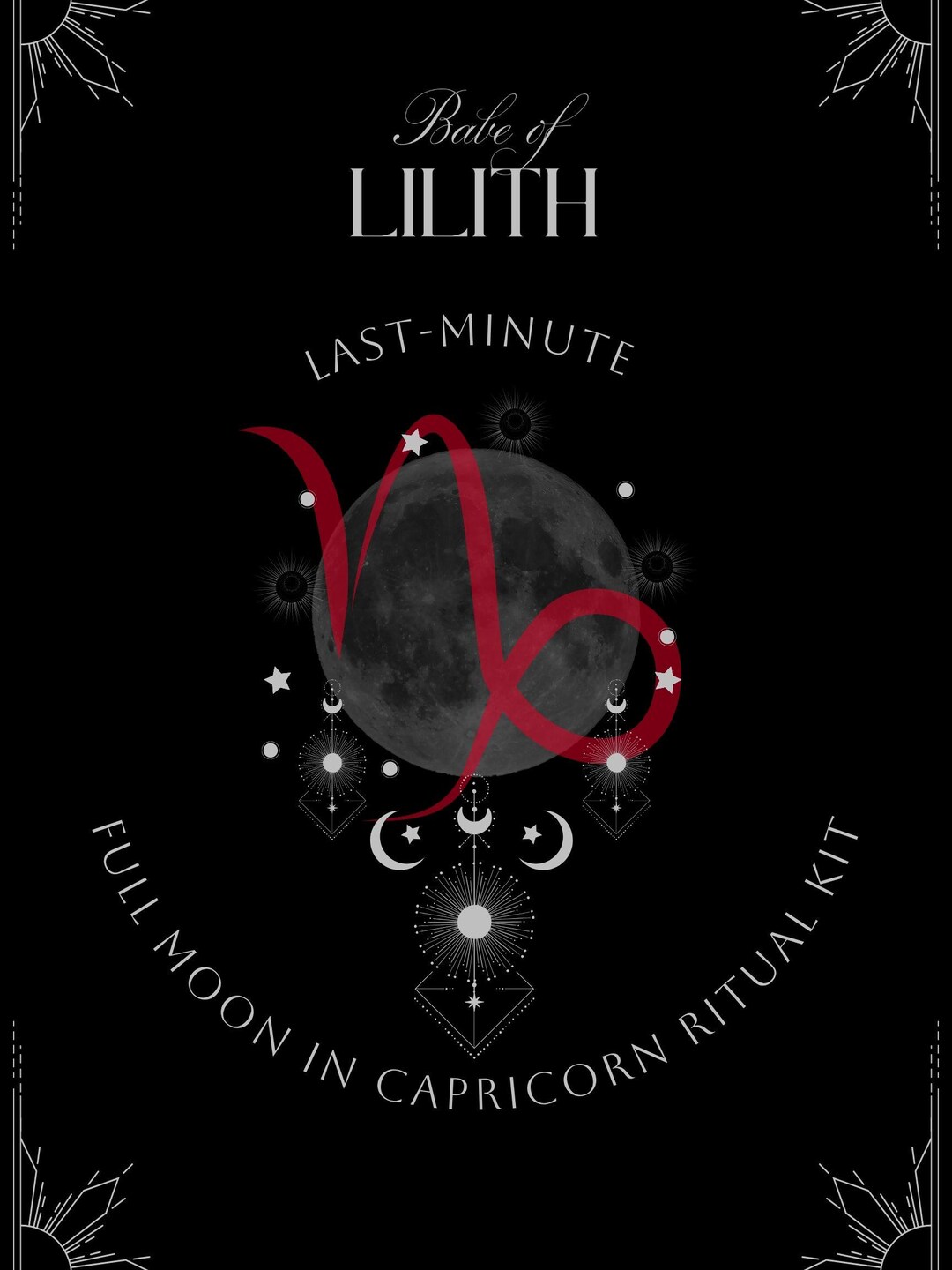 Full Moon in Capricorn Ritual Kit + Shadow Work Journal – Wax Sealing ...