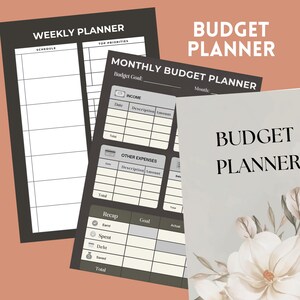 2025 Printable Budget Planner A5: Monthly, Weekly Tracker PDF - Etsy