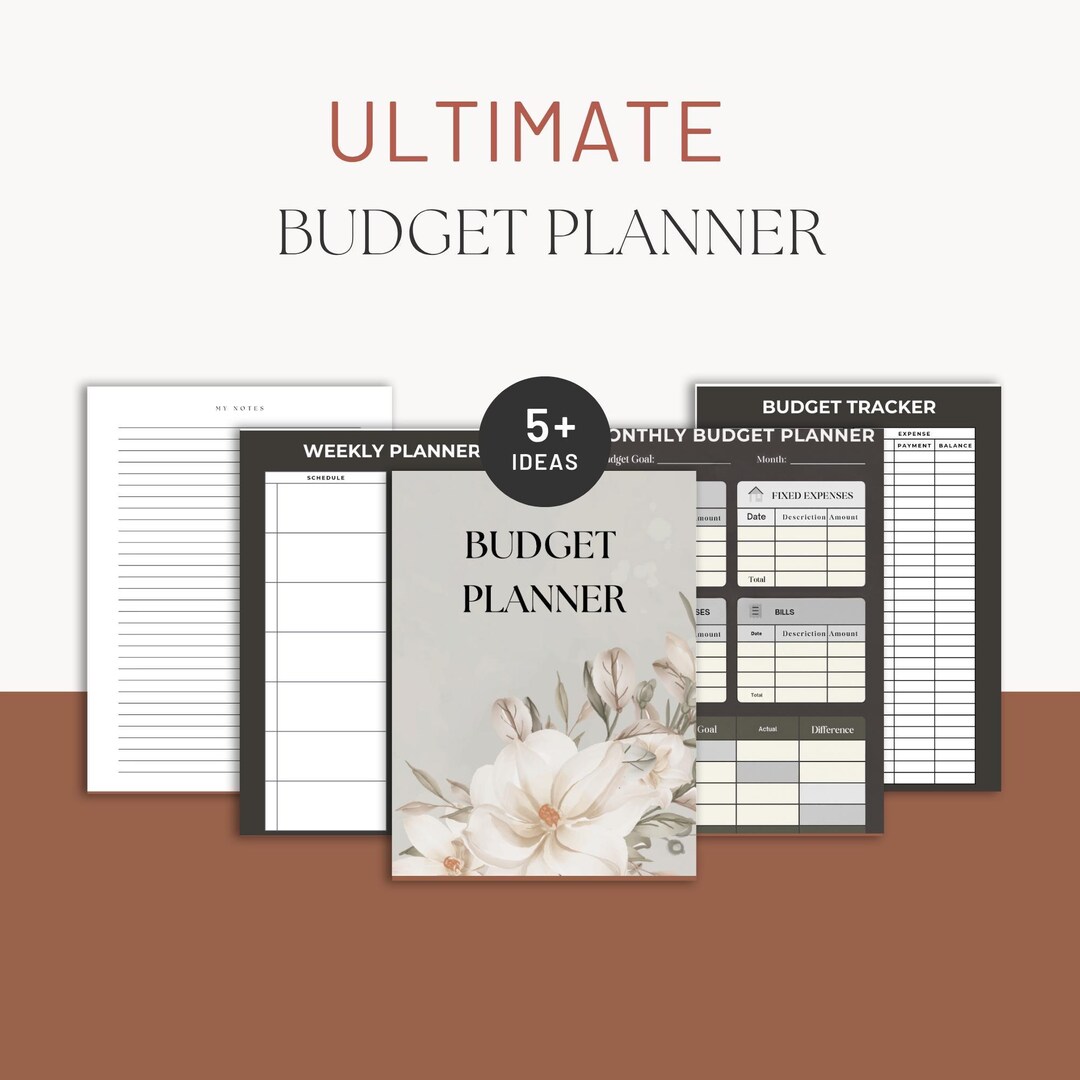 2025 Printable Budget Planner A5: Monthly, Weekly Tracker PDF - Etsy
