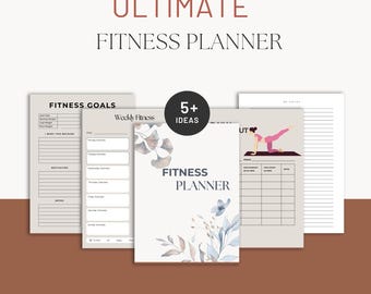 Customizable Fitness Planner, Workout Tracker, Goal Tracker, Health ...