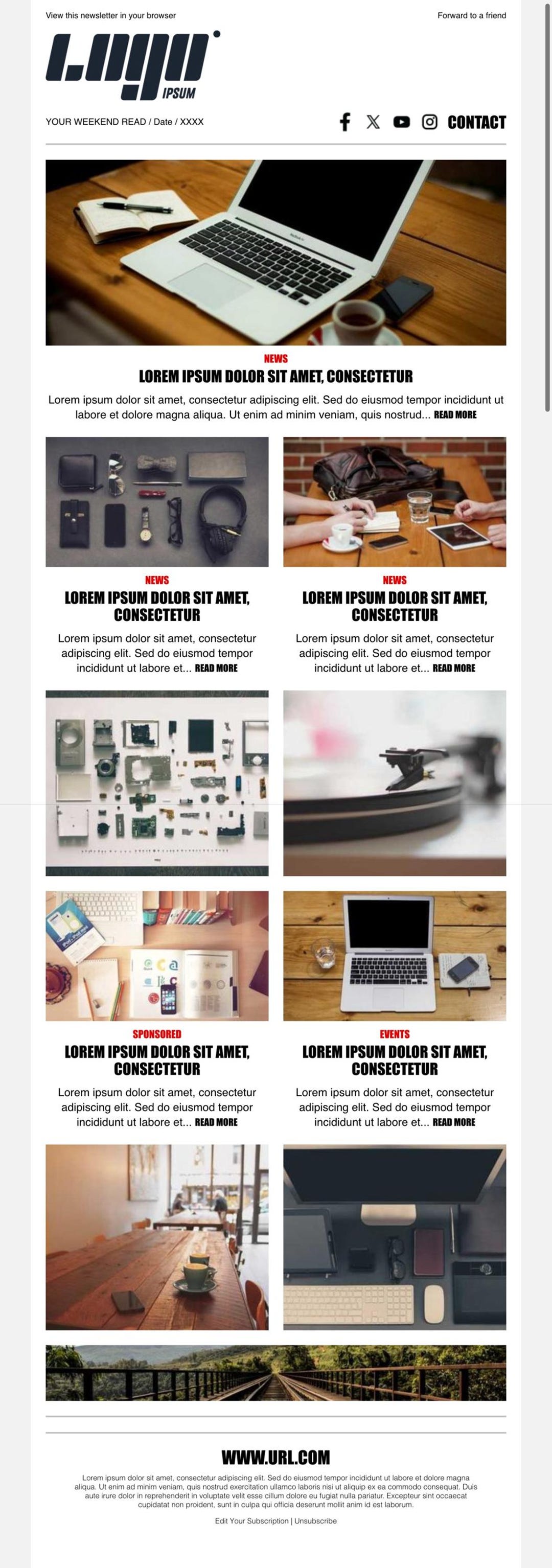 Responsive HTML Email Template - Campaign Monitor Template - Etsy