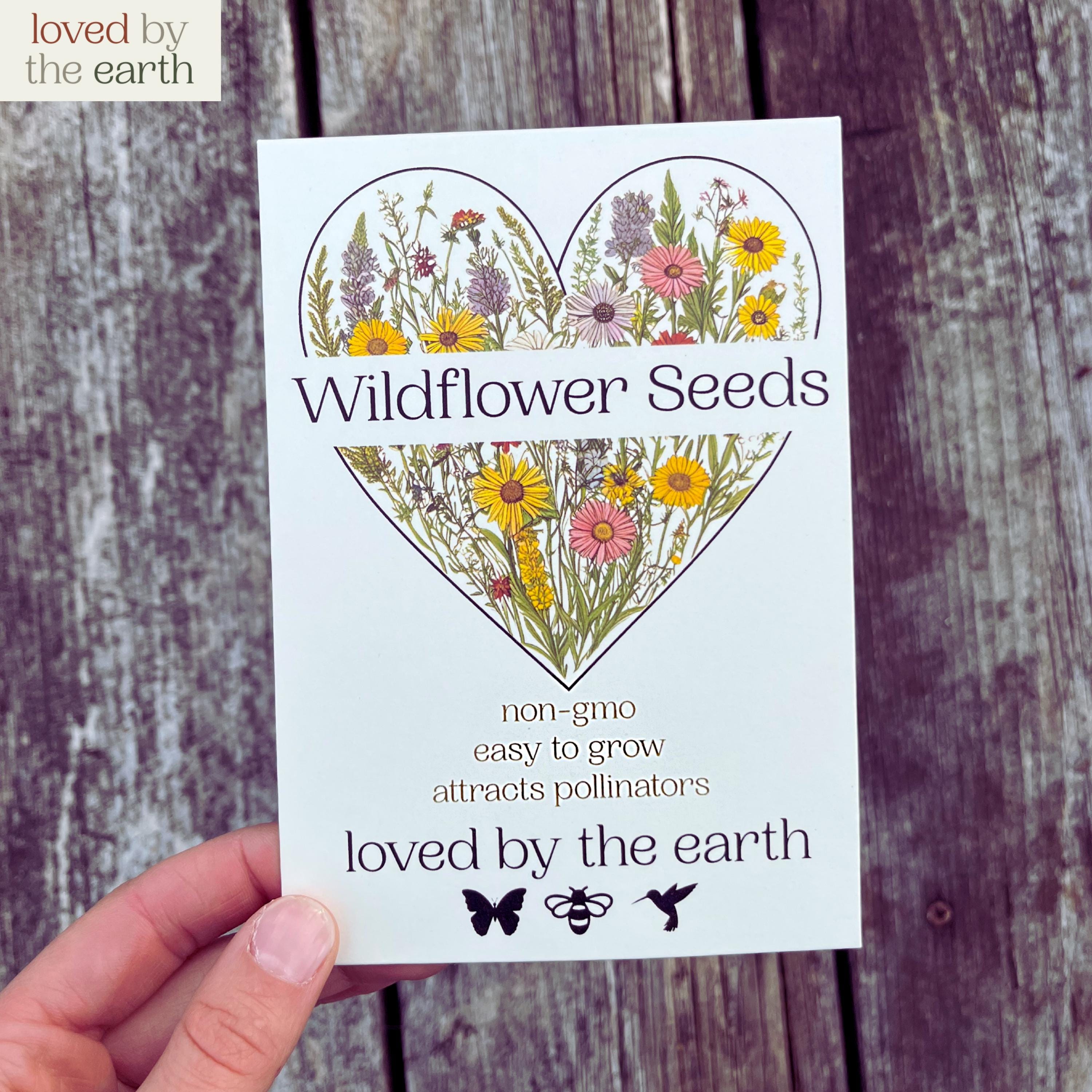 Wildflower Seed Packet Region Specific Nongmo Seed Pollinator Friendly Gardening Gift Flower ...