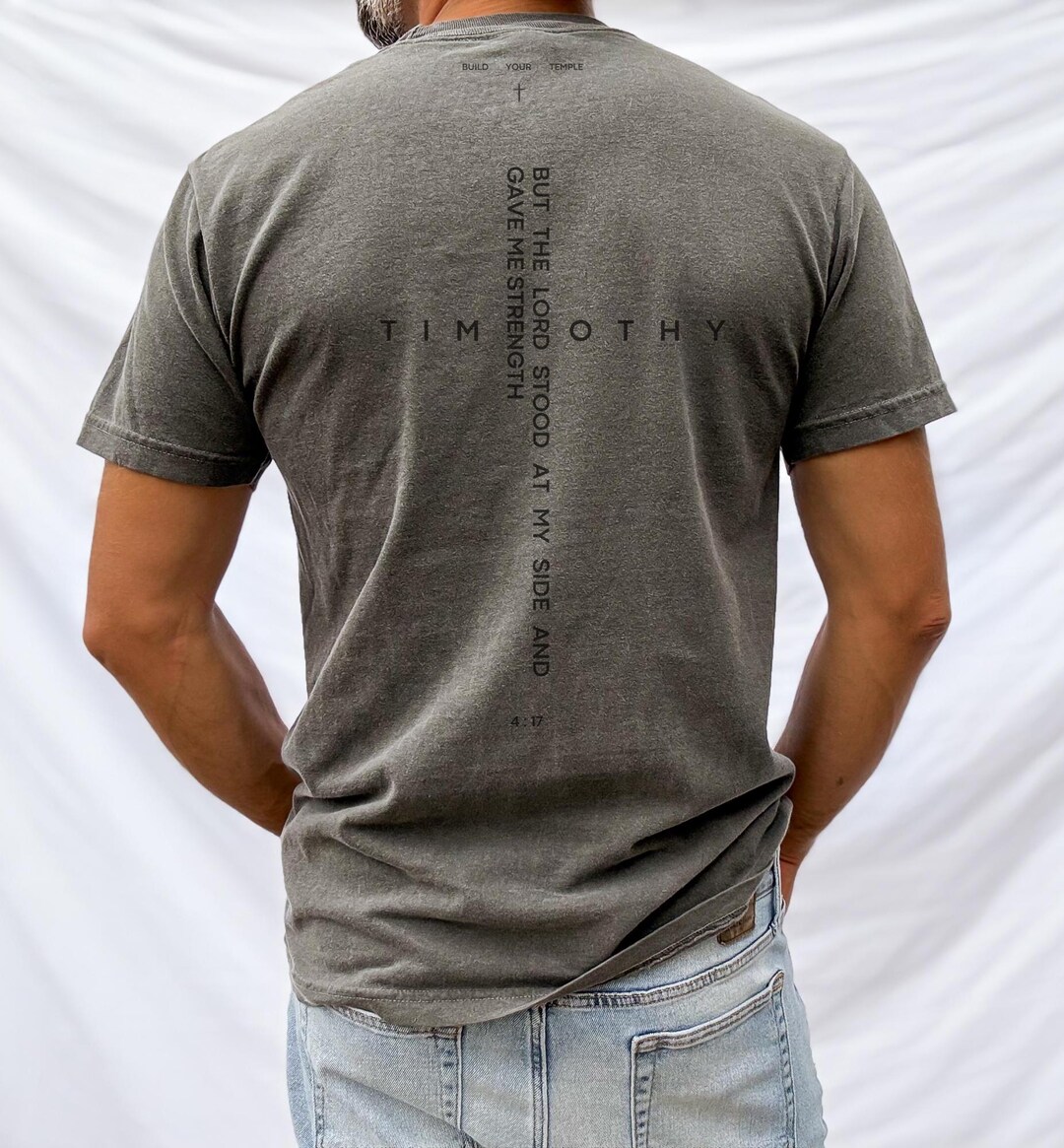 Christian Workout Shirt (temple Apparel Timothy Shirt) - Etsy